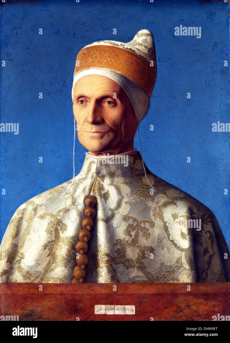 Portrait of Doge Leonardo Loredan - by Giovanni Bellini, 1501 Stock ...