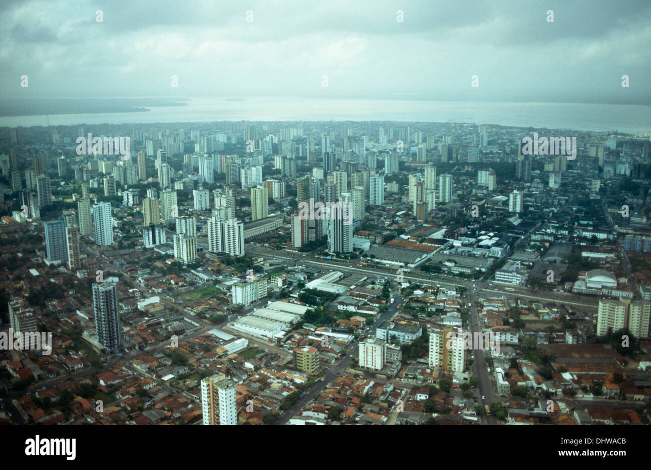 cityscape, belem, state of para, amazon region, brazil, south america ...