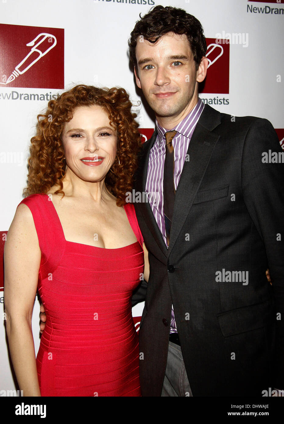 Bernadette Peters and Michael Urie The New Dramatists 63rd Annual ...