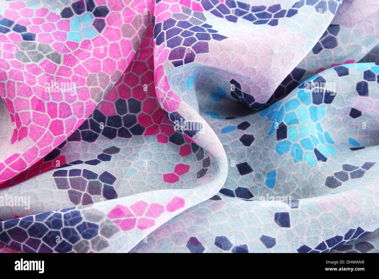 Colorful fabric as a background Stock Photo - Alamy