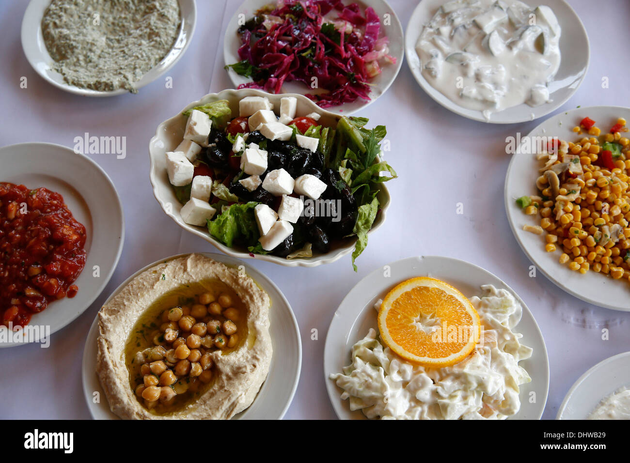 Meze varieties hi-res stock photography and images - Alamy