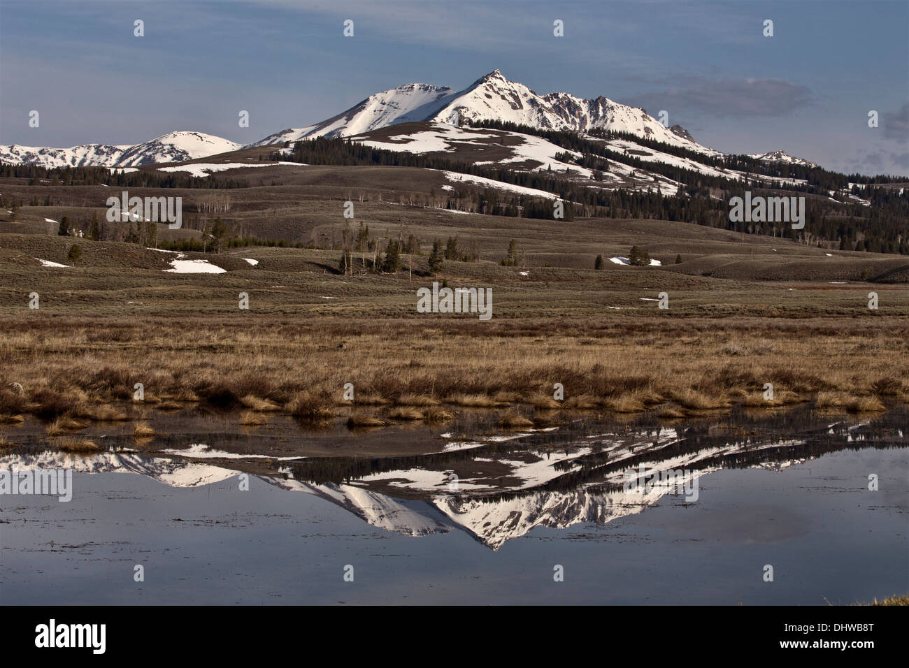 Yellowstone national park mountain hi-res stock photography and images ...