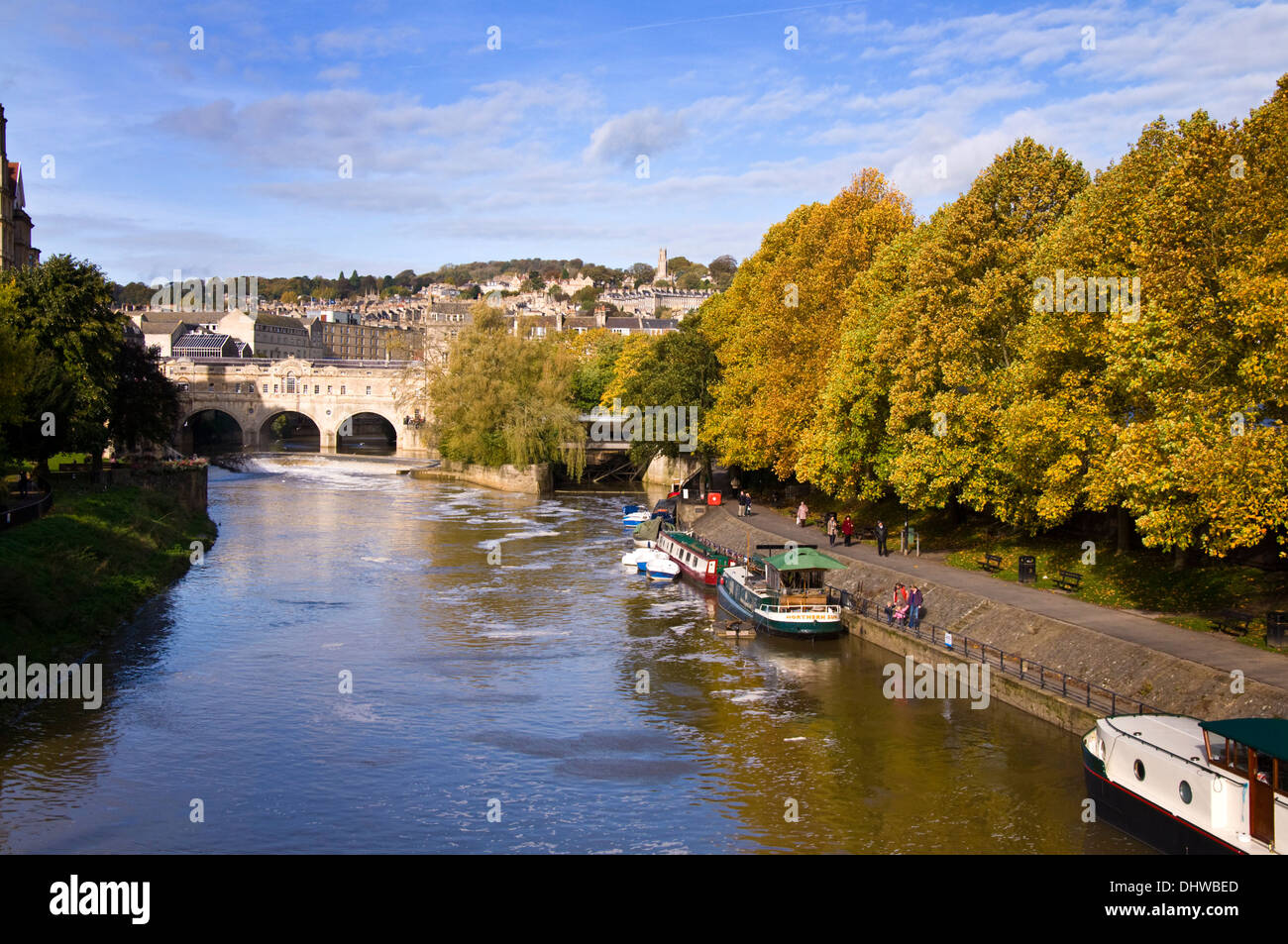 Autumn by the River Avon in Bath Somerset England UK Stock Photo - Alamy