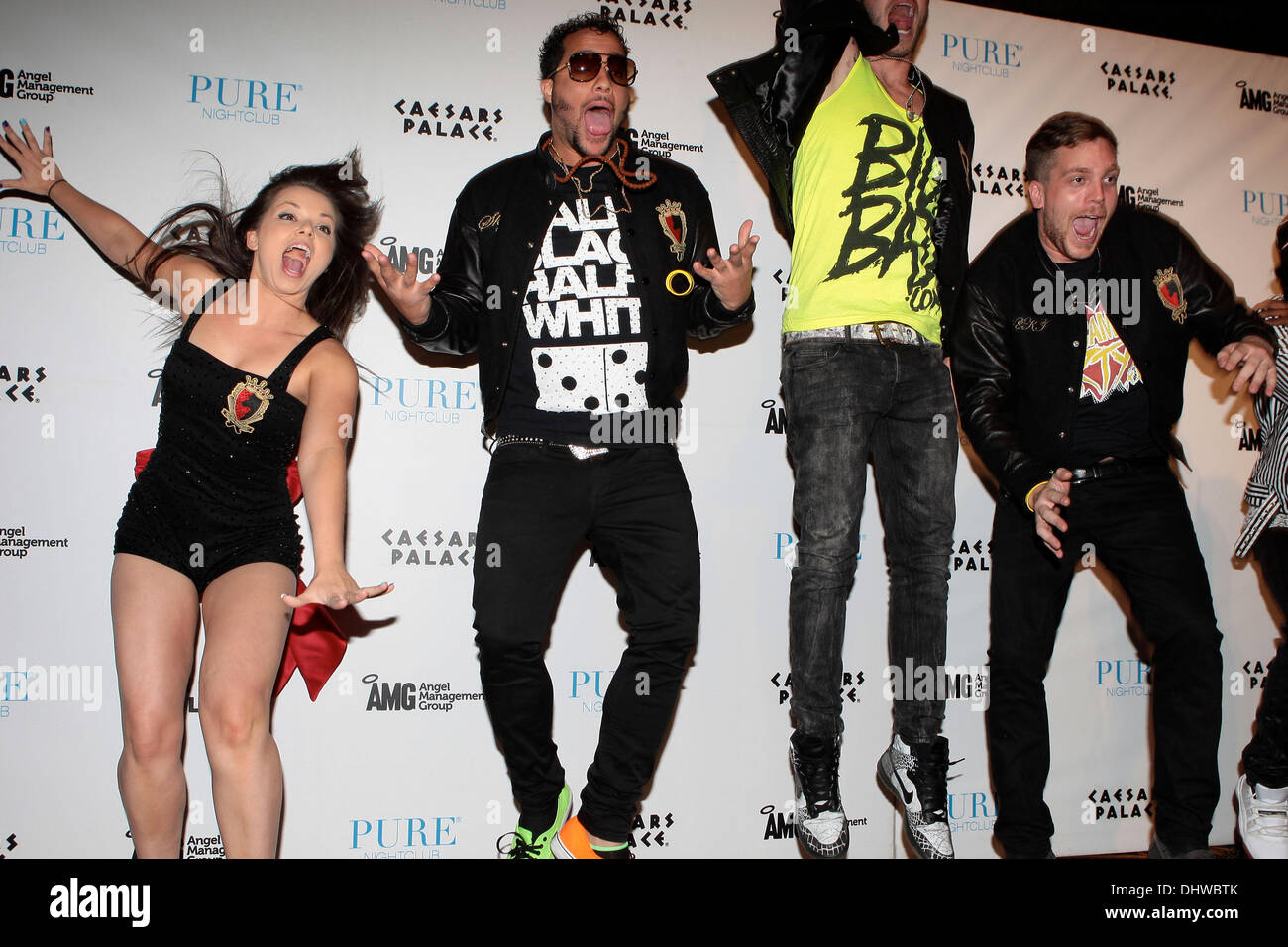 Sky Blue of LMFAO at Pure Nightclub inside Caesars Palace Las Vegas ...
