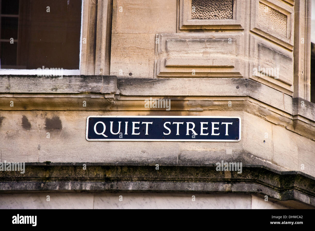 Quiet street sign in hi-res stock photography and images - Alamy