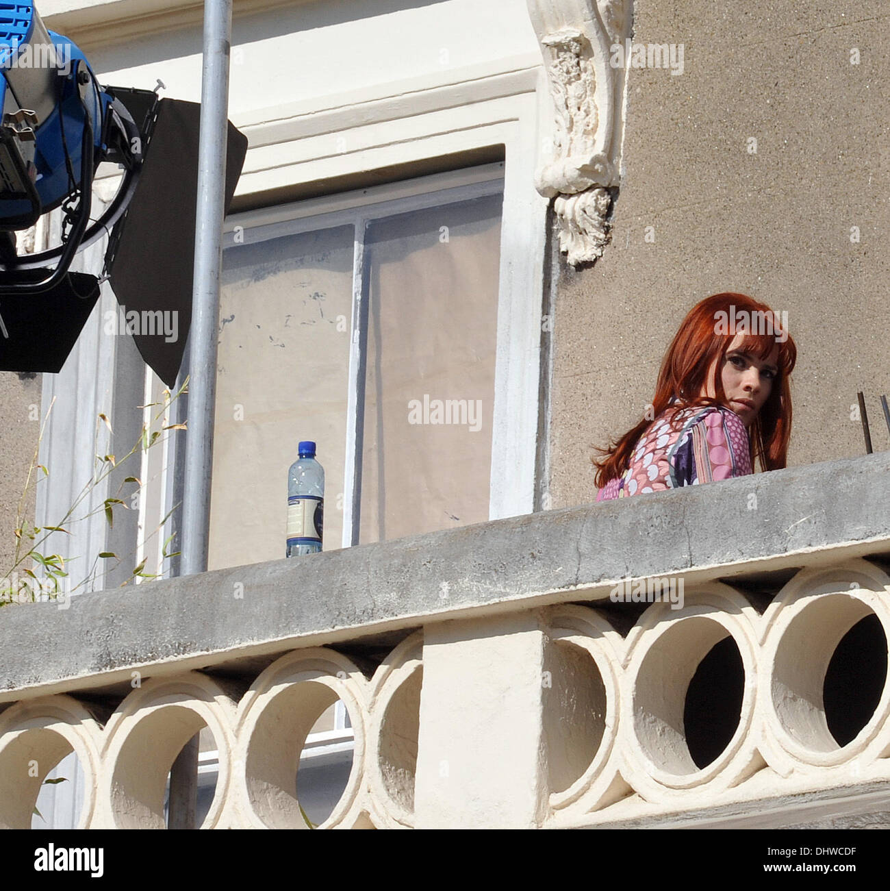 Hayley Atwell on the film set of 'All By My Side' The Jimi Hendrix ...