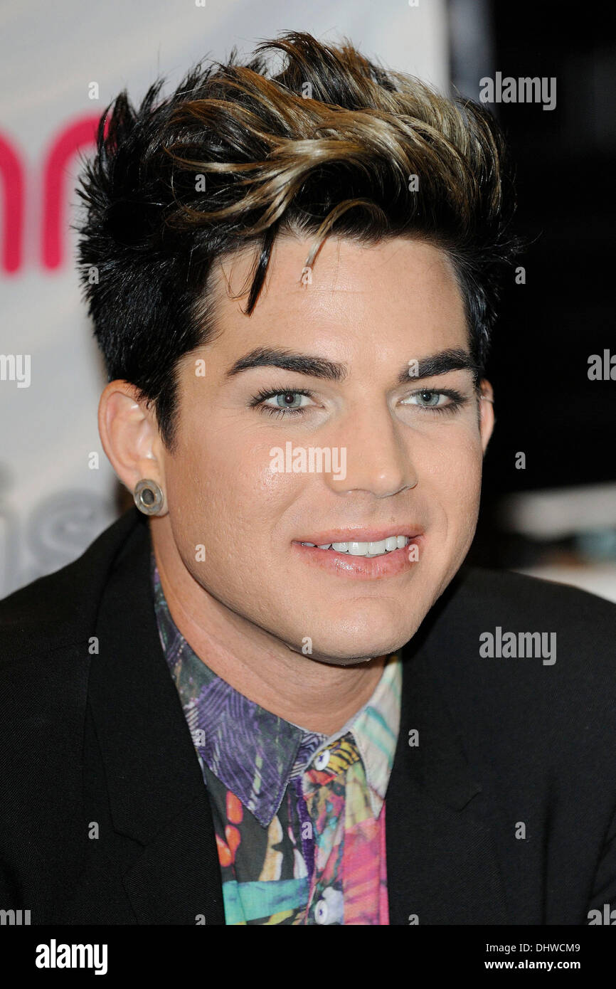 Adam Lambert autograph session at HMV Queen Street store for his latest ...