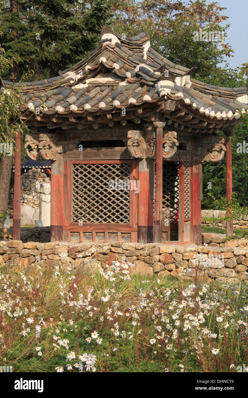South Korea, Seoul, National Folk Museum, traditional architecture ...