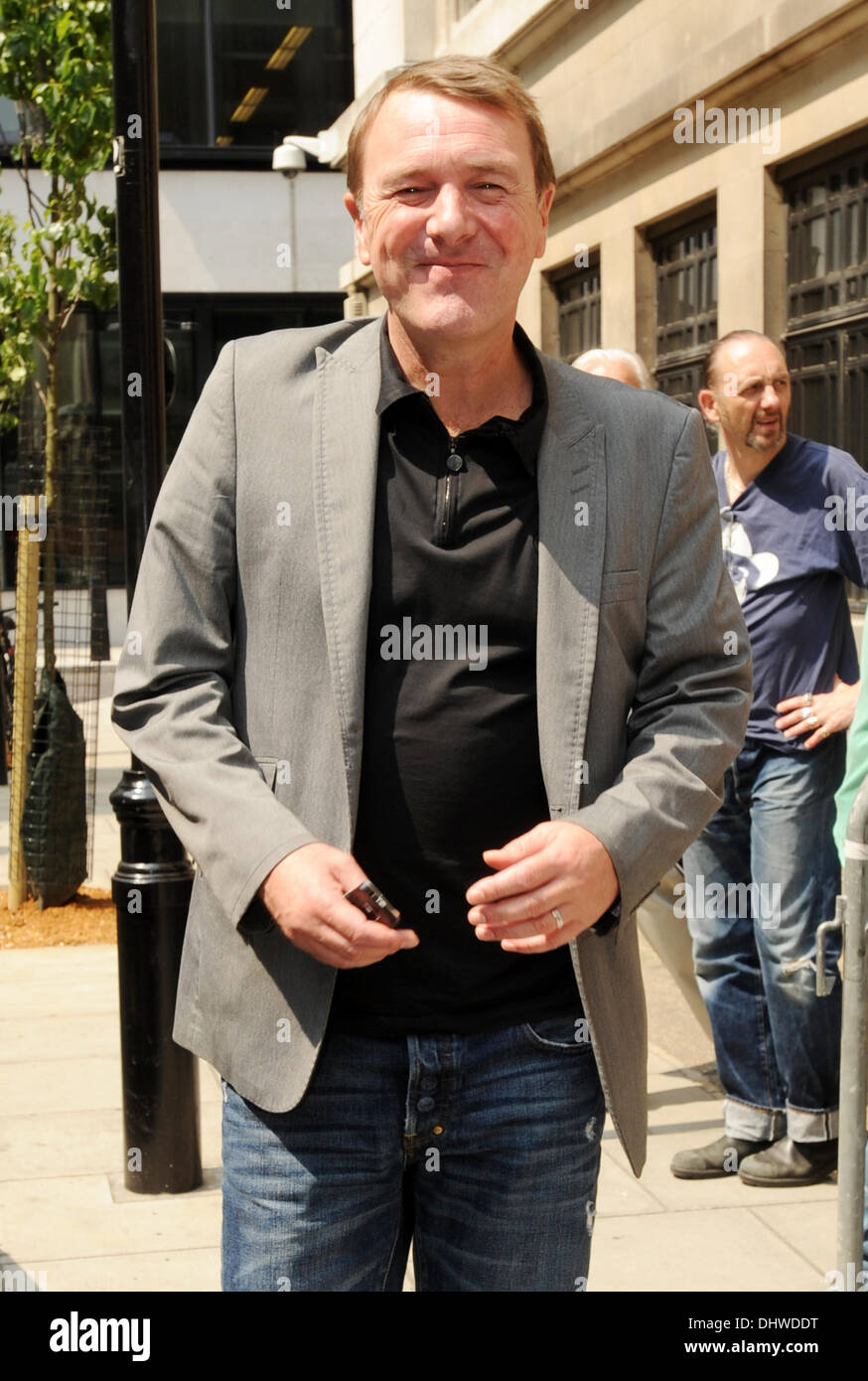Phil Tufnell outside the BBC Radio Two studios London, England - 29.05. ...
