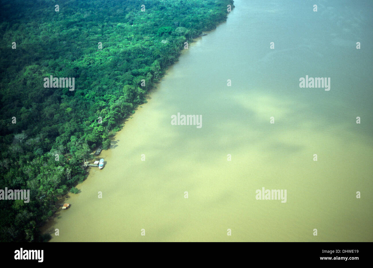 delta of amazonas river and rainforest, belem, state of para, amazon ...