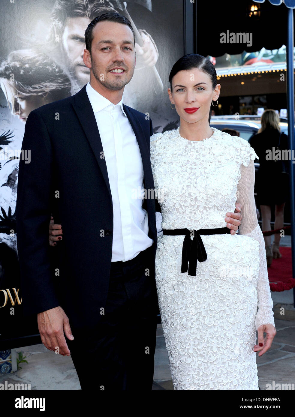 Rupert Sanders and Liberty Ross The industry screening of 'Snow White ...