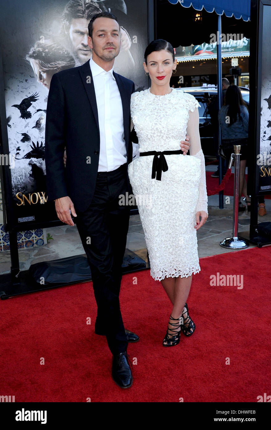 Rupert Sanders and Liberty Ross The industry screening of 'Snow White ...