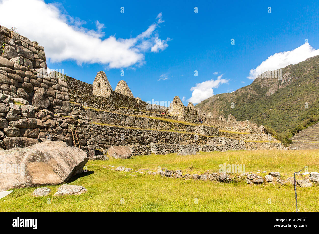 Mysterious city - Machu Picchu, Peru,South America. The Incan ruins and ...