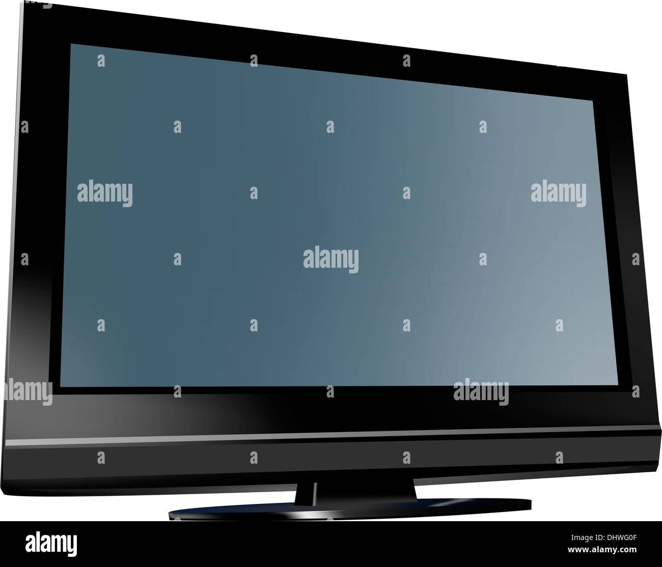 TV flat screen lcd, plasma realistic vector illustration Stock Photo ...