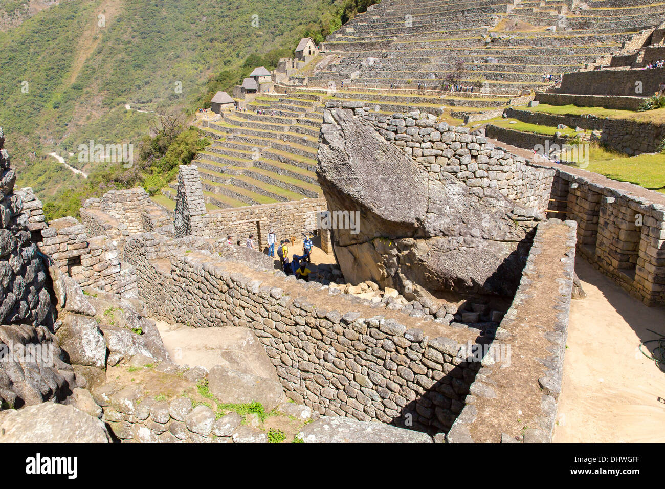 Mysterious city - Machu Picchu, Peru,South America. The Incan ruins and ...