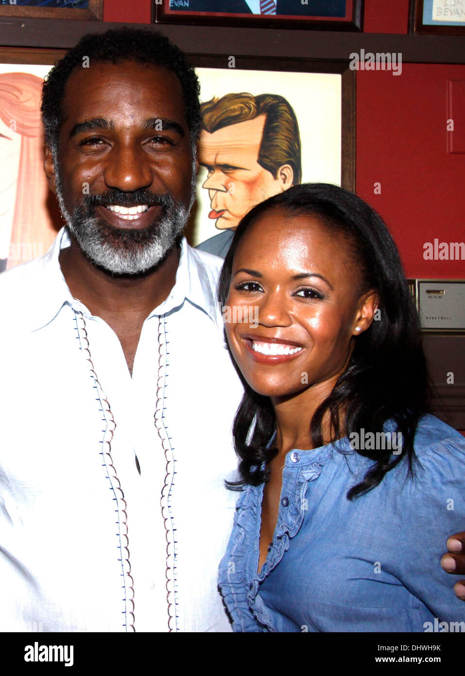 Norm Lewis and Nikki Renee Daniels Sardi's Portrait Unveiling held at ...