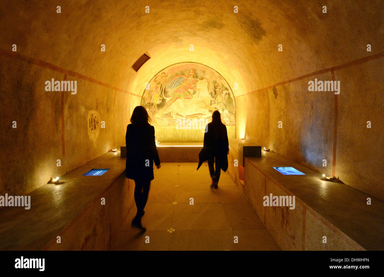 Karlsruhe, Germany. 14th Nov, 2013. Visitors of the Baden State Museum ...