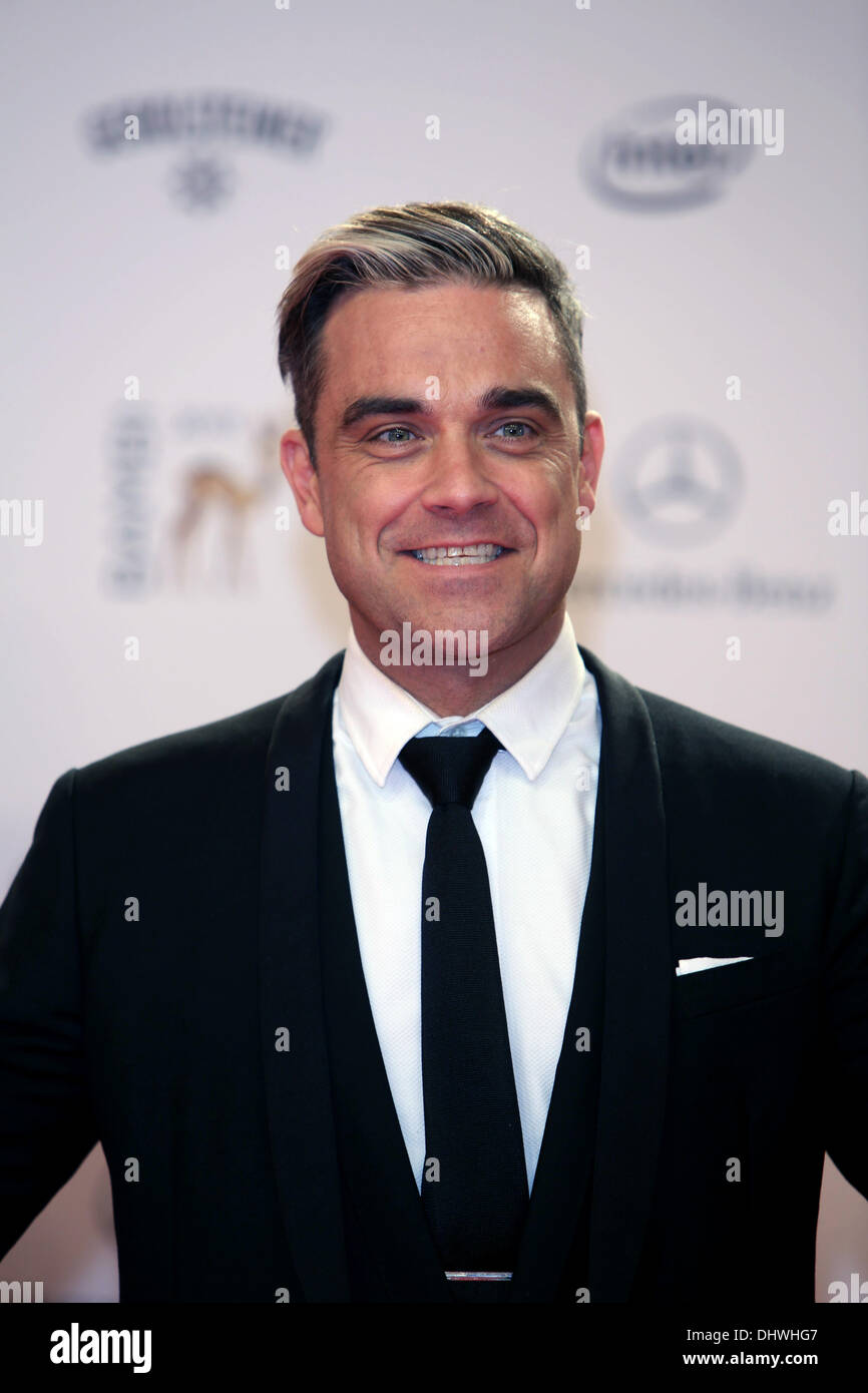 Berlin, Germany. 14th Nov, 2013. Robbie Williams attends the Bambi ...