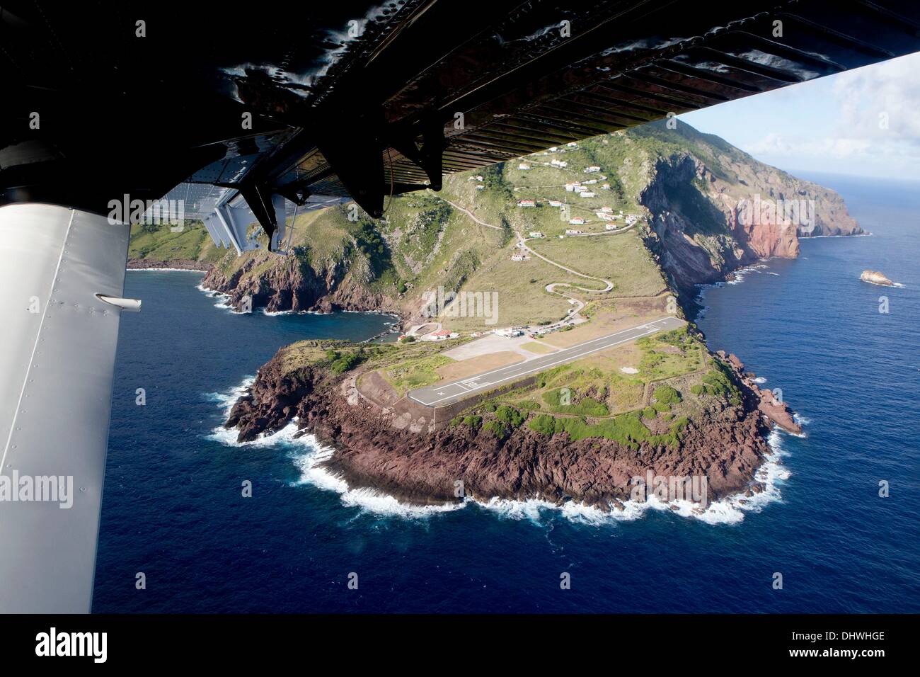 Saba island aerial hi-res stock photography and images - Alamy