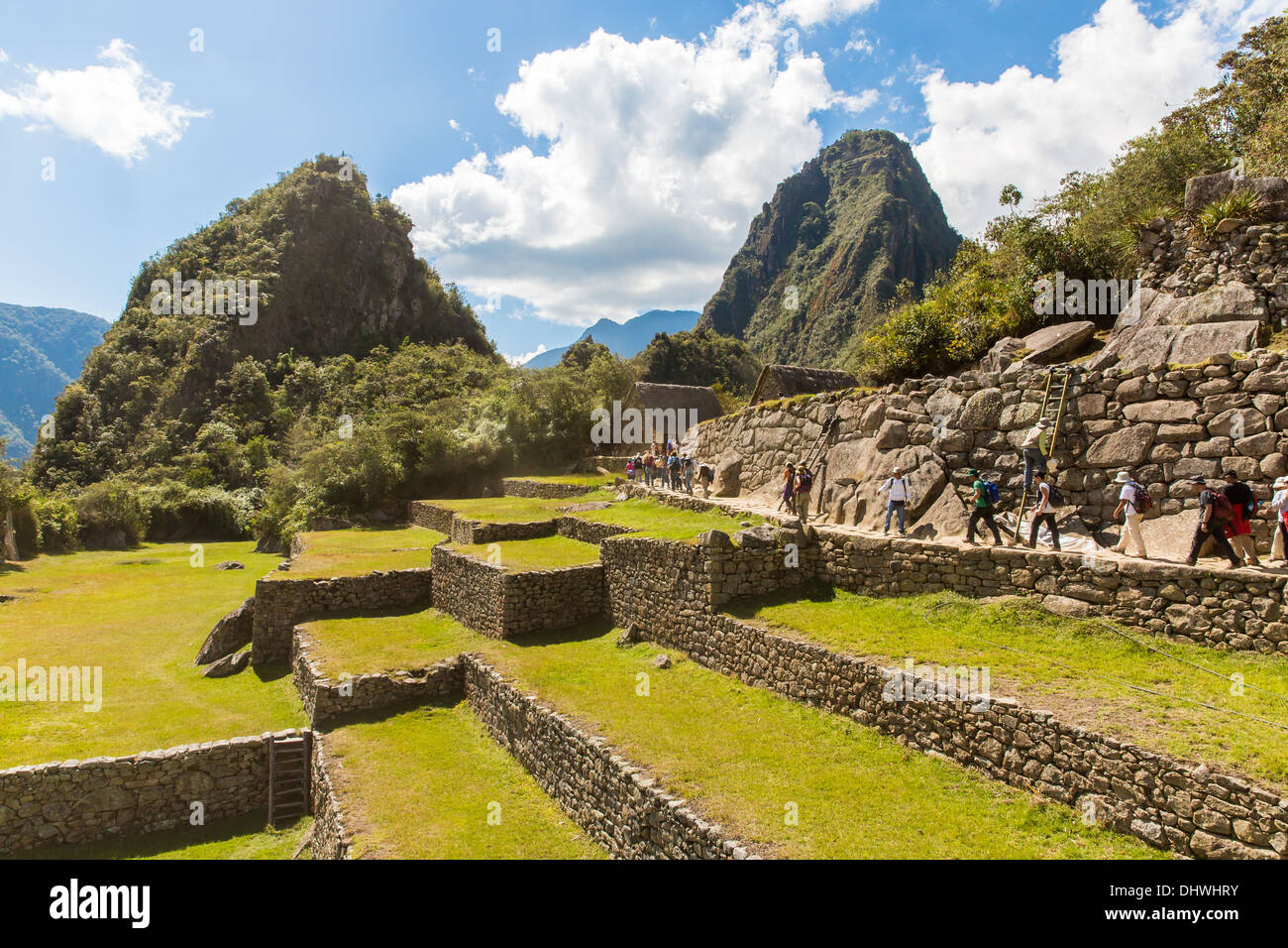 Mysterious city - Machu Picchu, Peru,South America. The Incan ruins and ...