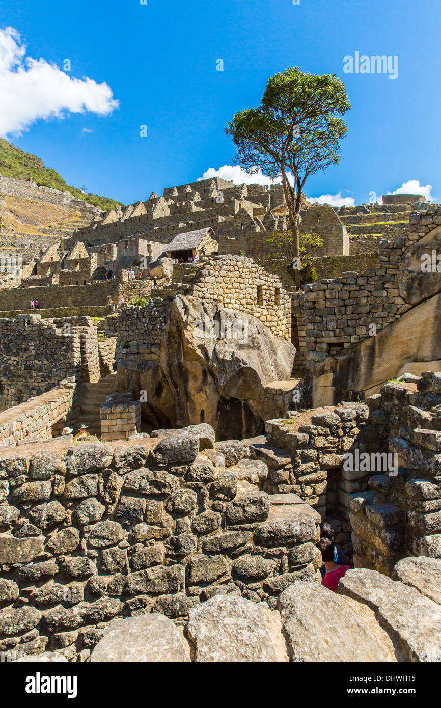 Mysterious city - Machu Picchu, Peru,South America. The Incan ruins and ...