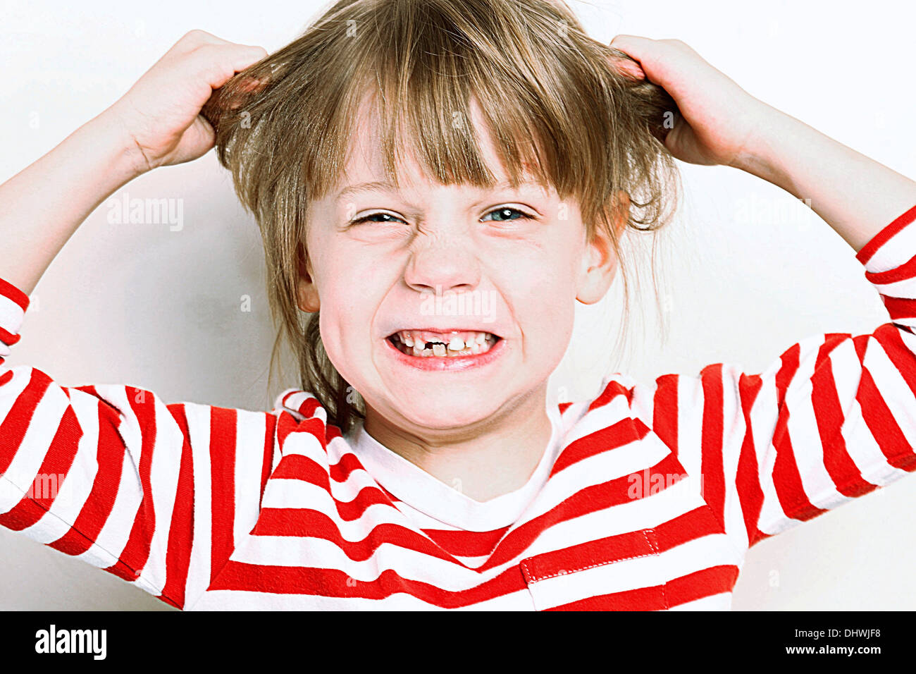 Aggresive girl child hi-res stock photography and images - Alamy