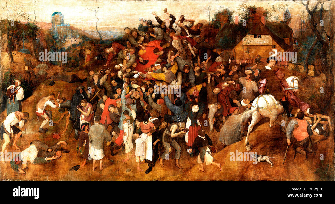 The Wine of Saint Martin's Day - by Pieter Bruegel, 1568 Stock Photo ... The Wine of Saint Martin's Day - by Pieter Bruegel, 1568 Stock Photo ...