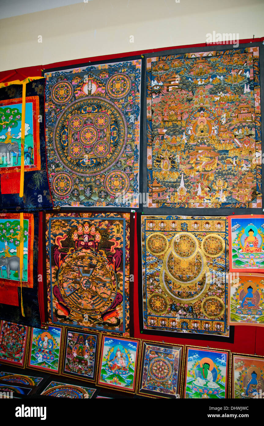 Atsara,Clown Masks,Wall paintings,Wheel of Life,highly stylised and ...