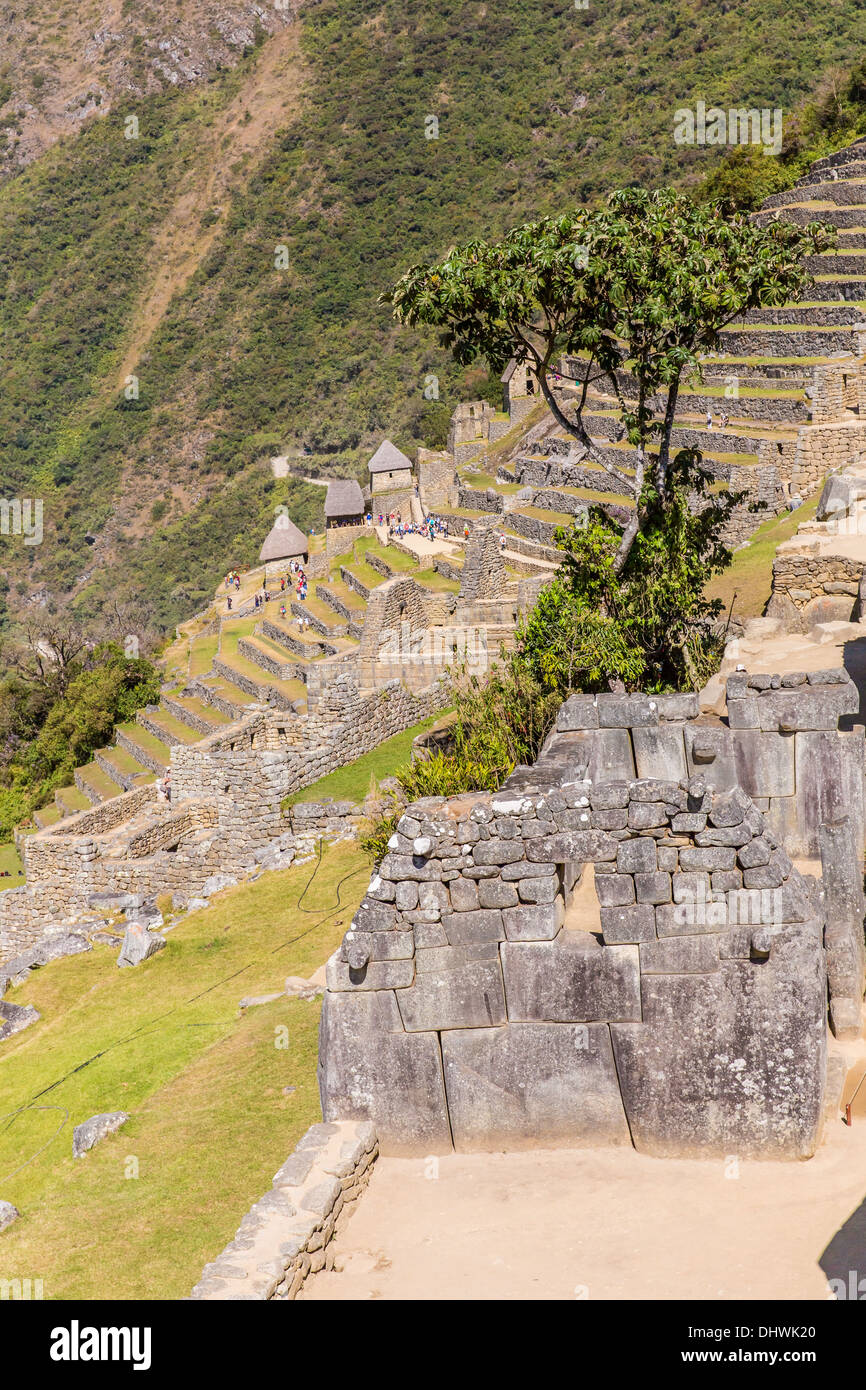 Mysterious city - Machu Picchu, Peru,South America. The Incan ruins and ...