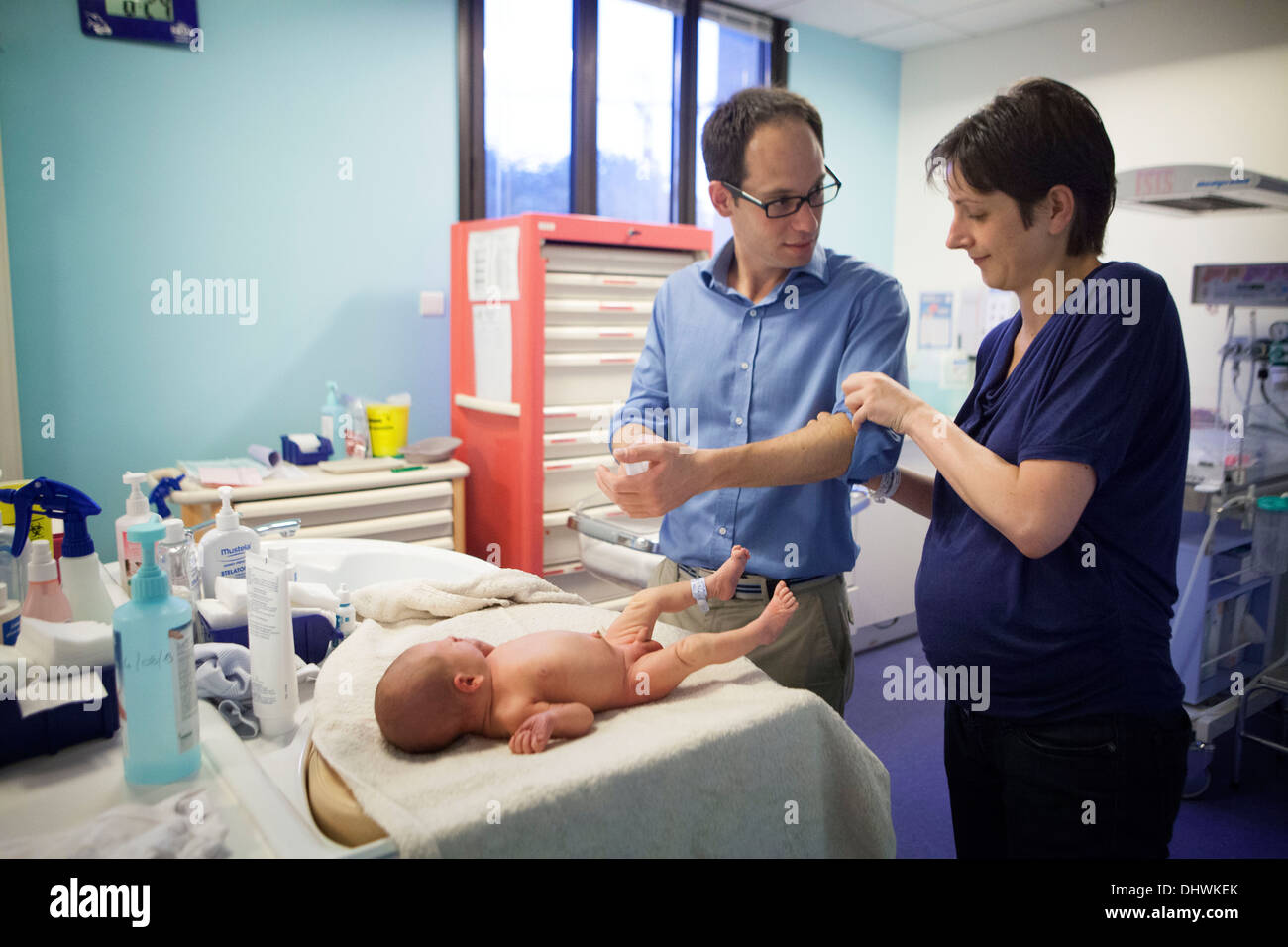 NEWBORN BABY HYGIENE Stock Photo - Alamy