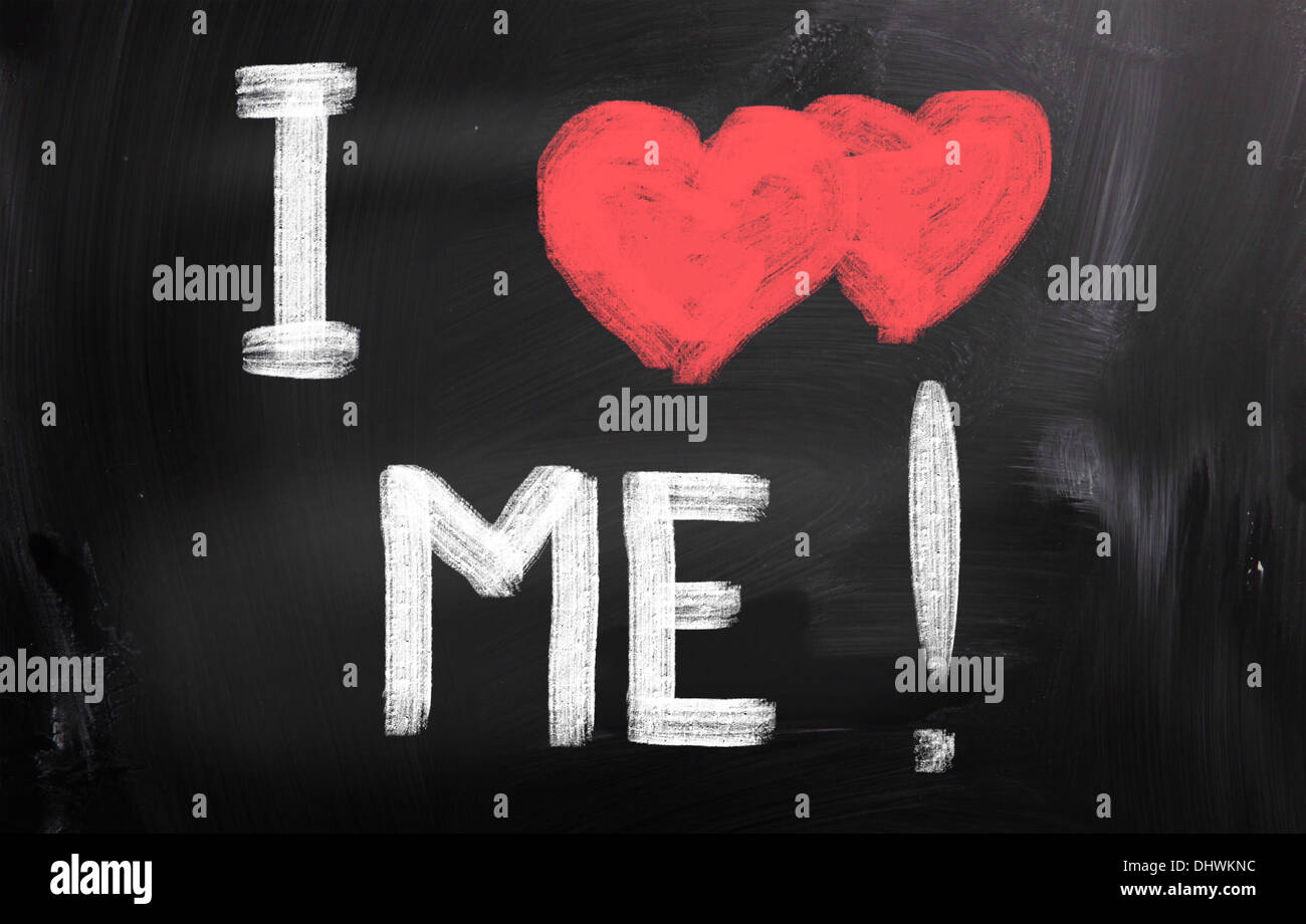 I Love Me Concept Stock Photo - Alamy