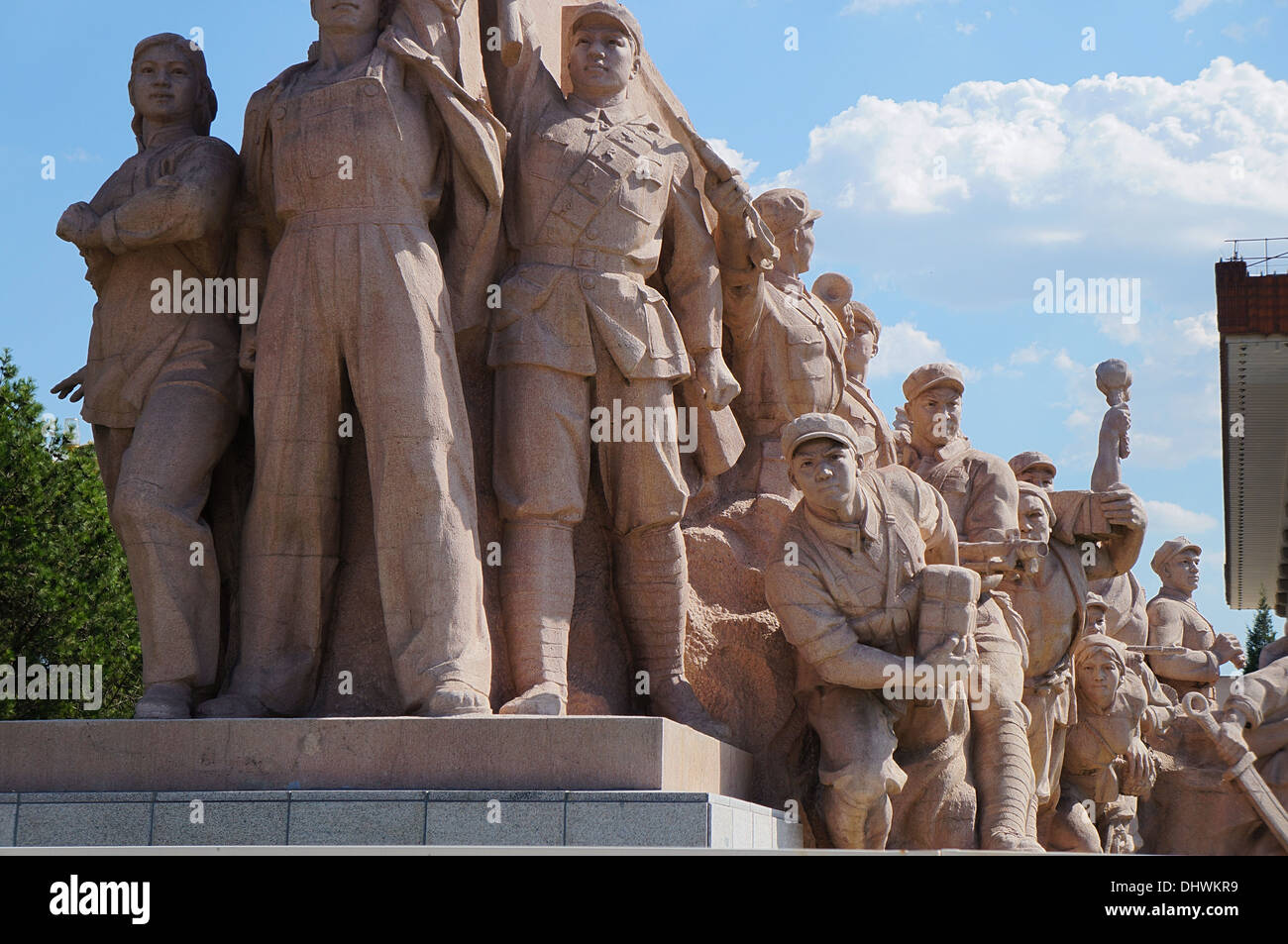 Workers statue tiananmen square hi-res stock photography and images - Alamy