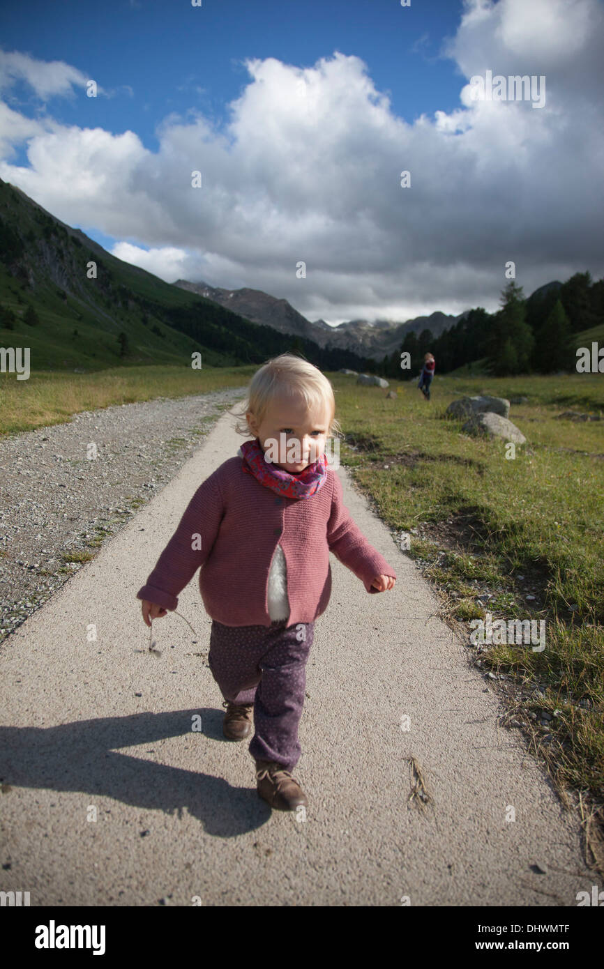 Child walks outside hi-res stock photography and images - Alamy