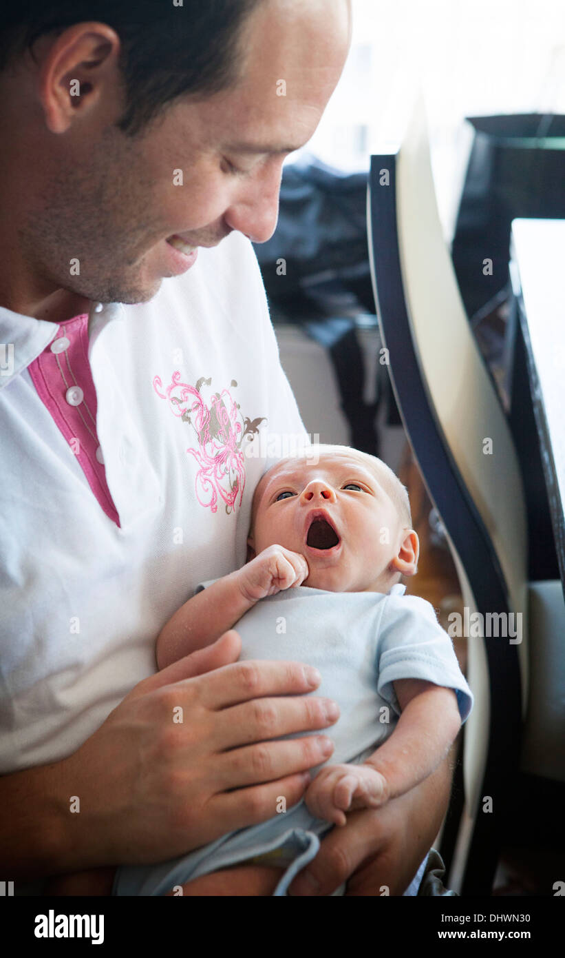 Father newborn child in hi-res stock photography and images - Alamy