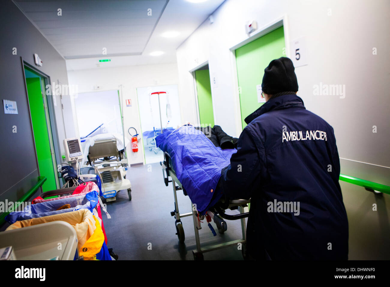 EMERGENCY CASE, HOSPITAL Stock Photo - Alamy