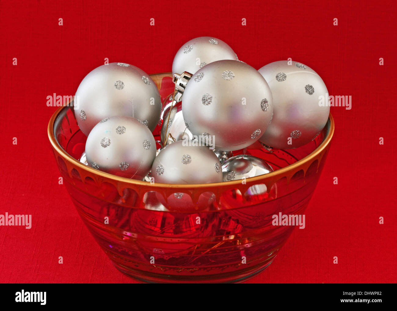Silver ornaments hi-res stock photography and images - Alamy