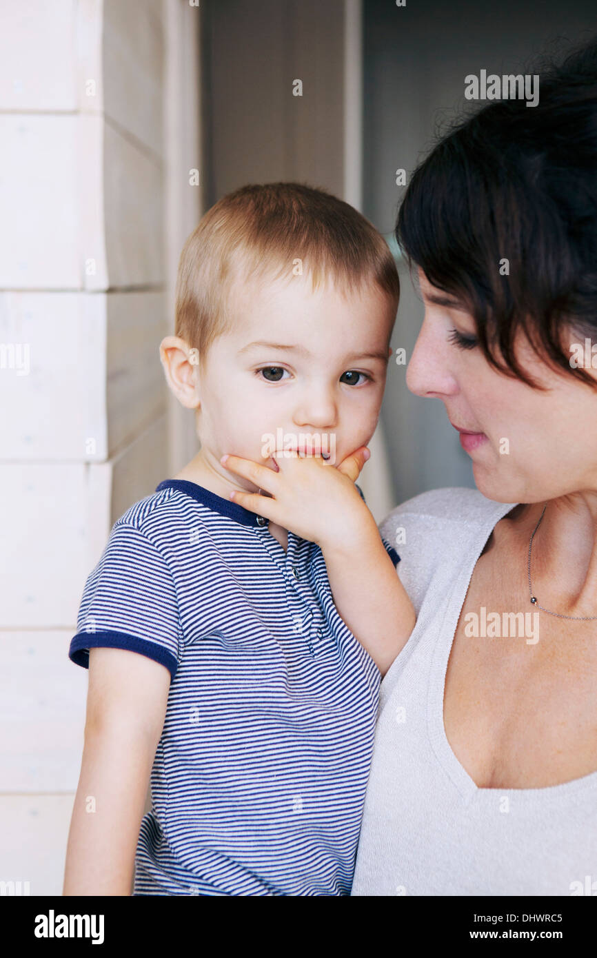 Child fingers mouth hi-res stock photography and images - Alamy