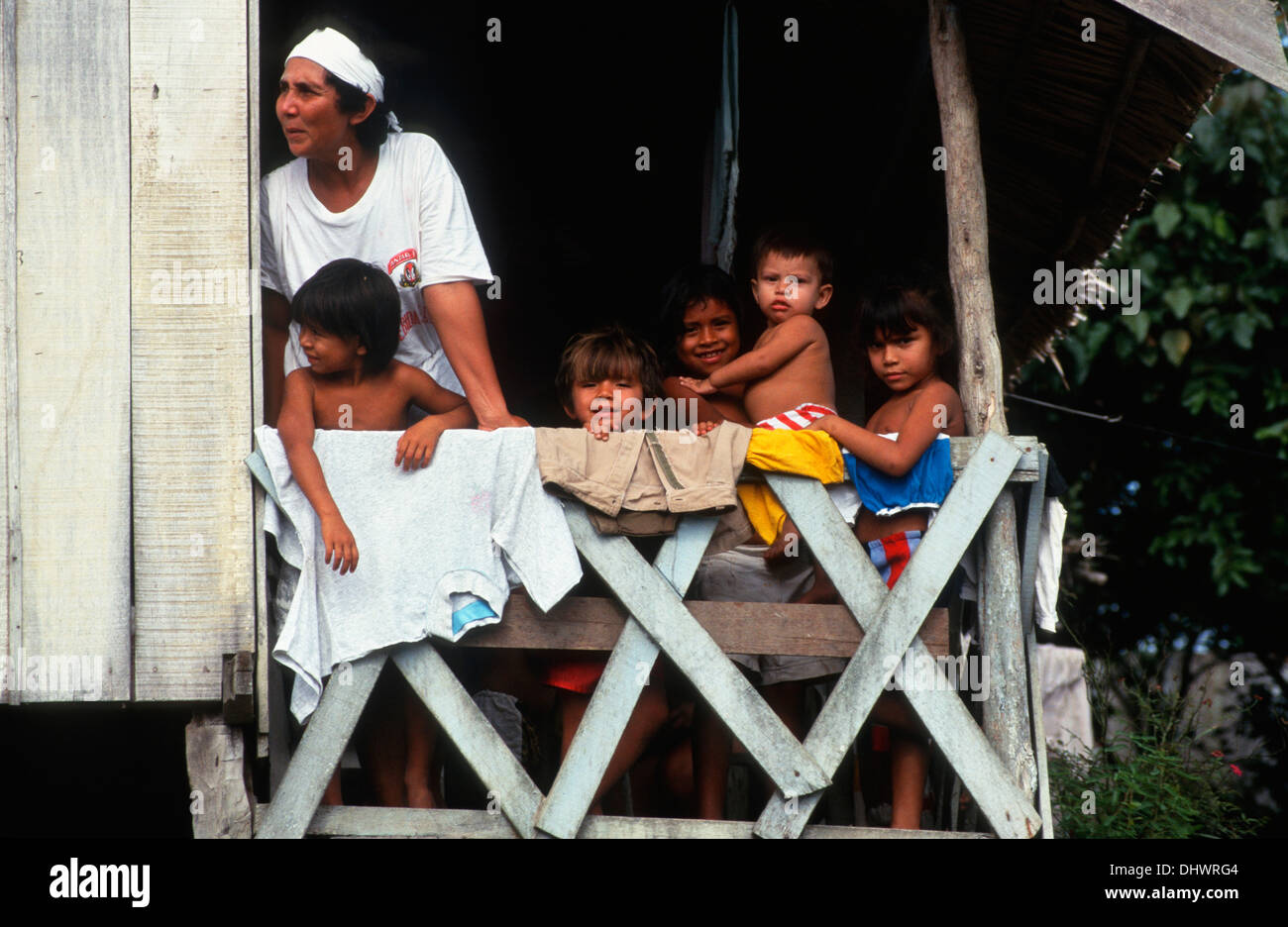 village of silves, manaus, state of amazonas, amazon region, brazil ...