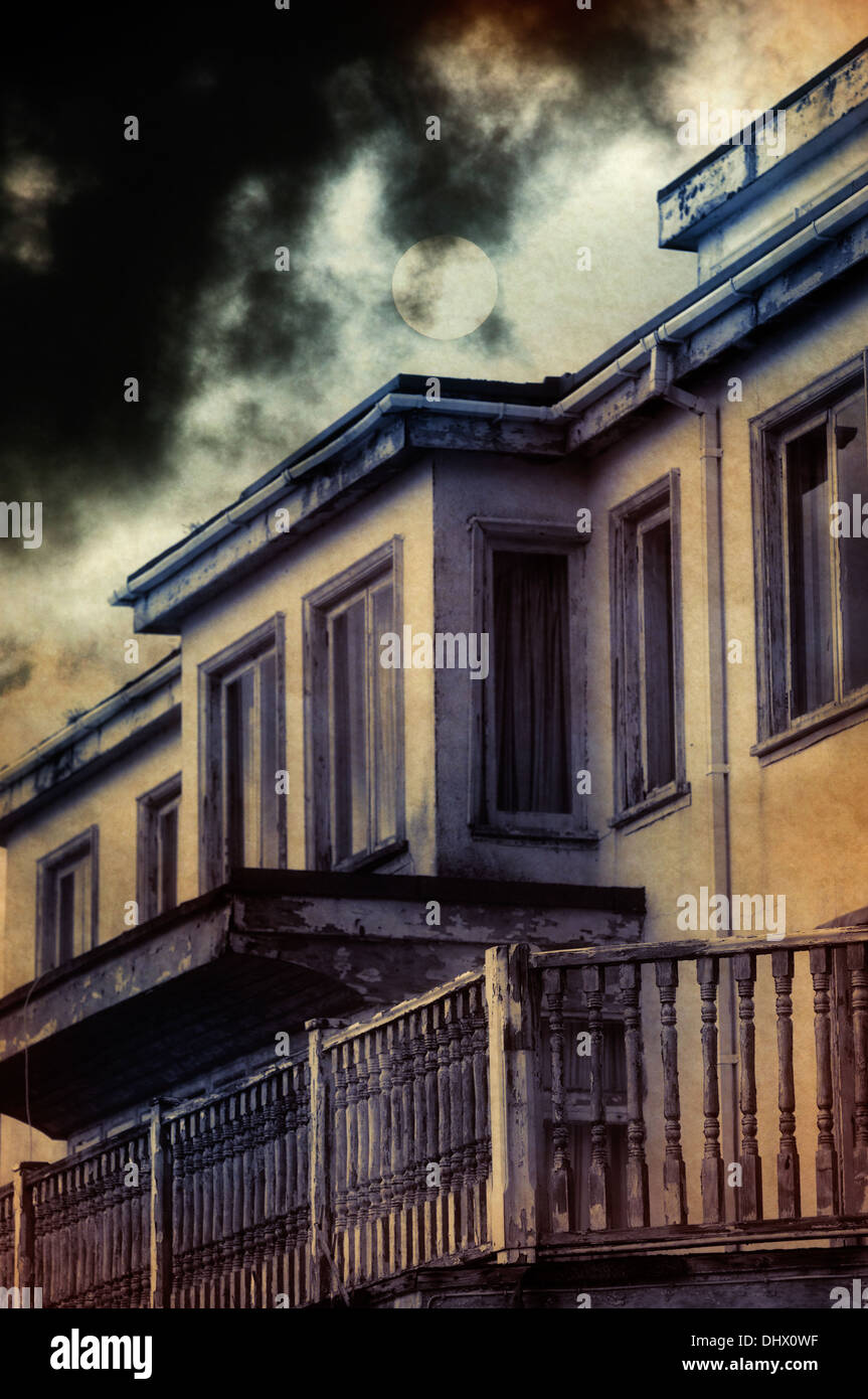 Windows and balcony of an old house hi-res stock photography and images ...