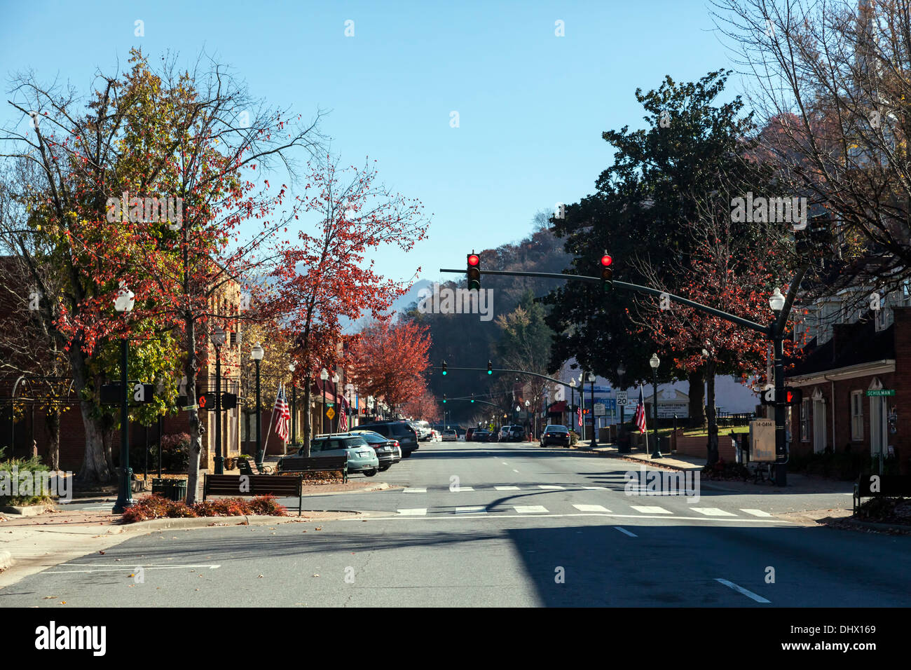 Main street downtown sylva hi-res stock photography and images - Alamy