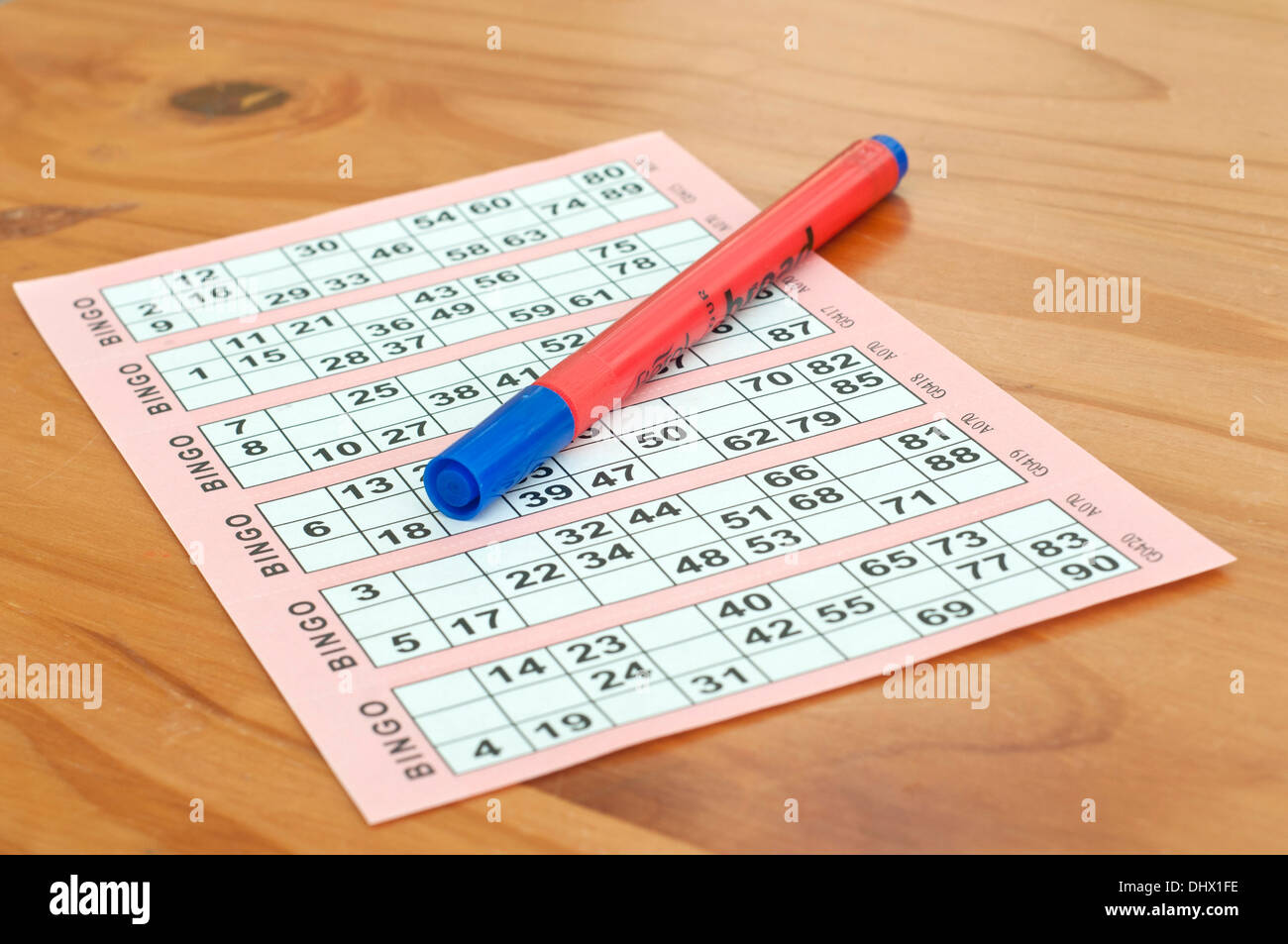 Bingo card hi-res stock photography and images - Alamy