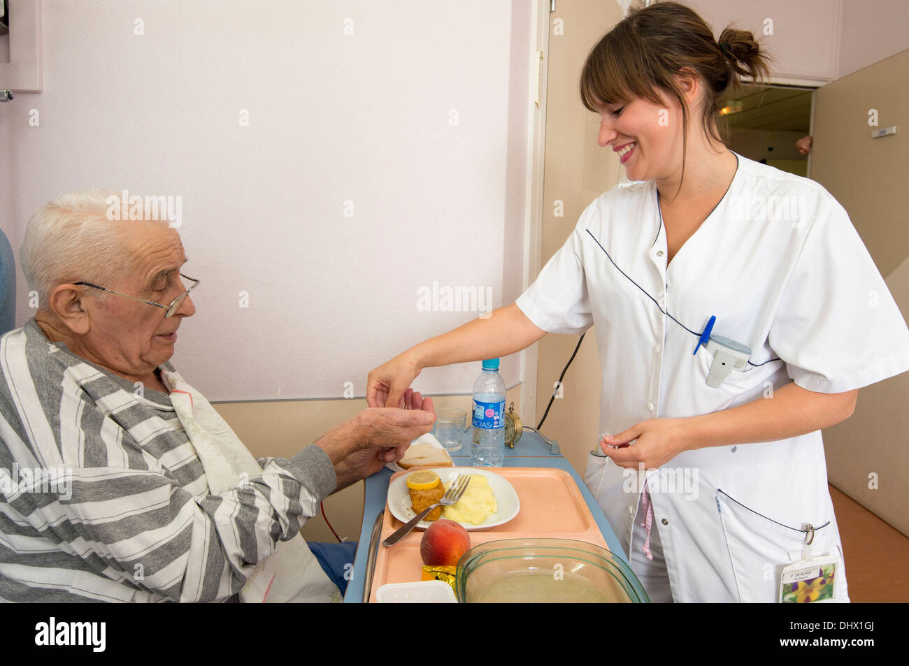 GERIATRIC HOSPITAL UNIT Stock Photo - Alamy