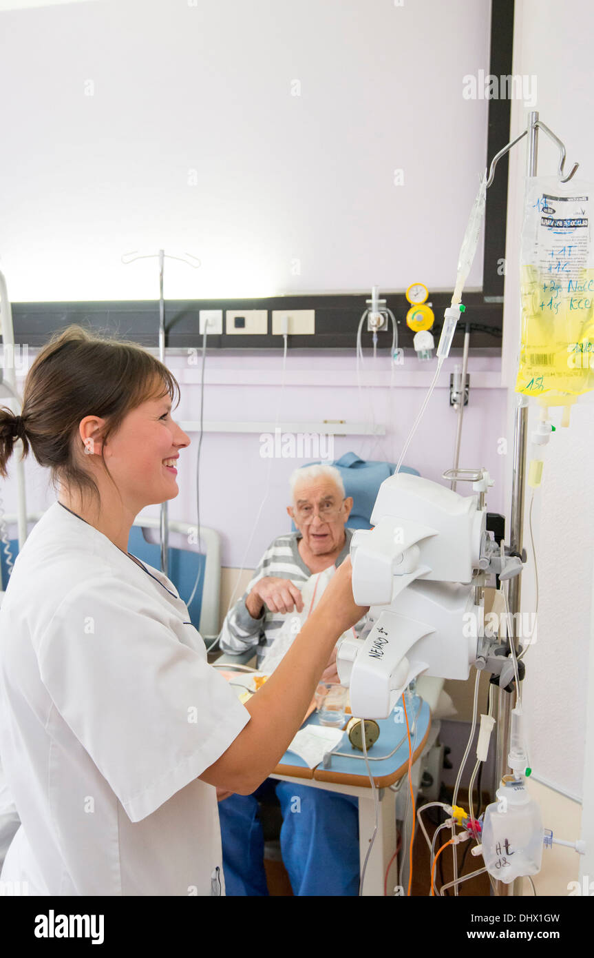 GERIATRIC HOSPITAL UNIT Stock Photo - Alamy