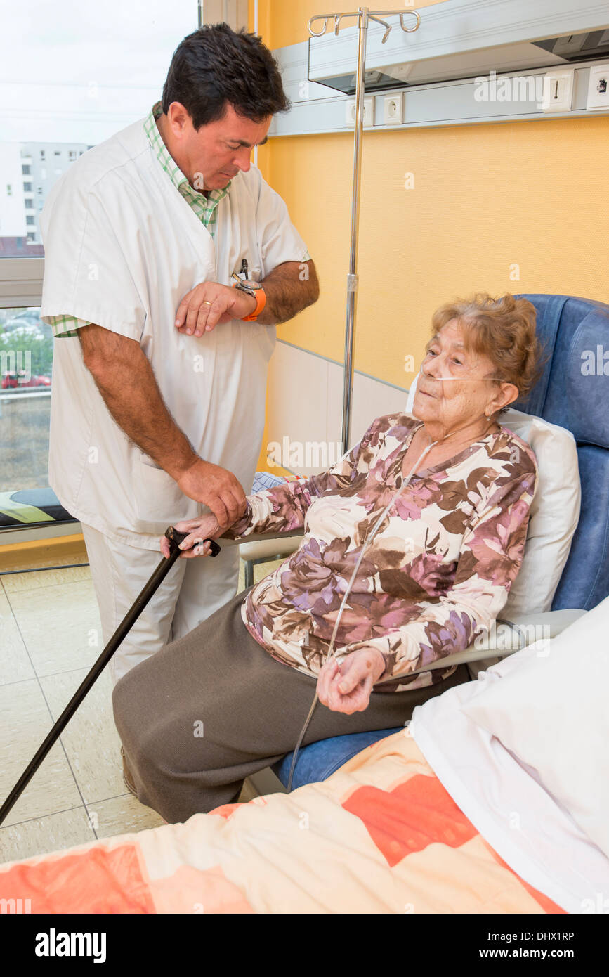 FOLLOW-UP CARE & REHABILITATION Stock Photo - Alamy