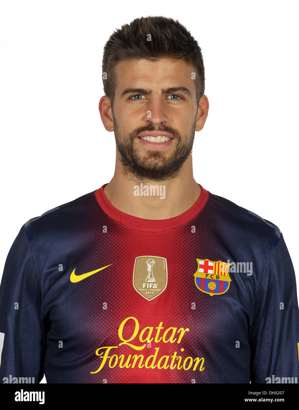 Gerard Pique is part of soccer team F.C. Barcelona 2012 / 2013 ...