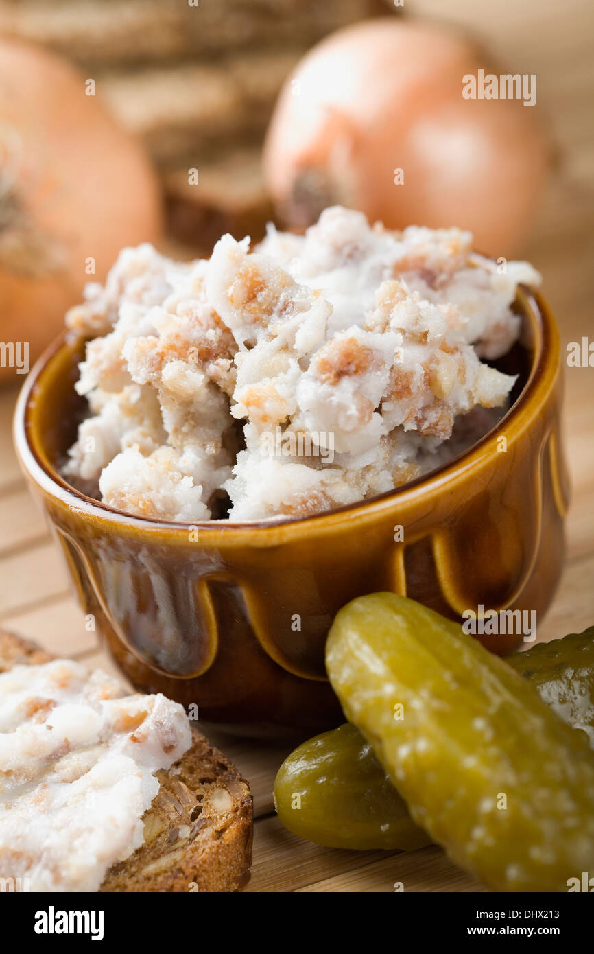 Fat with cracklings hi-res stock photography and images - Alamy