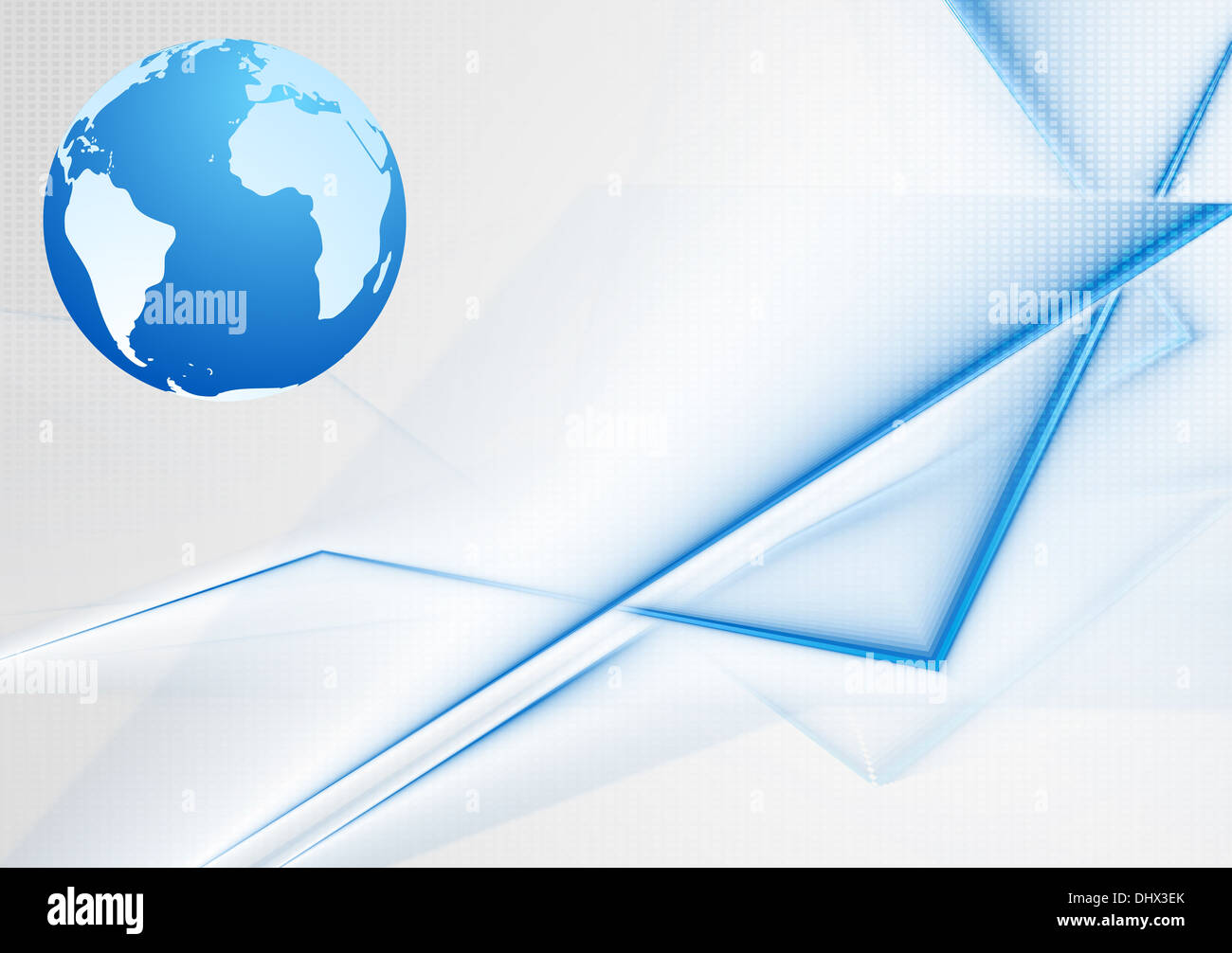 Abstract blue background with globe. Vector design eps 10 Stock Photo ...