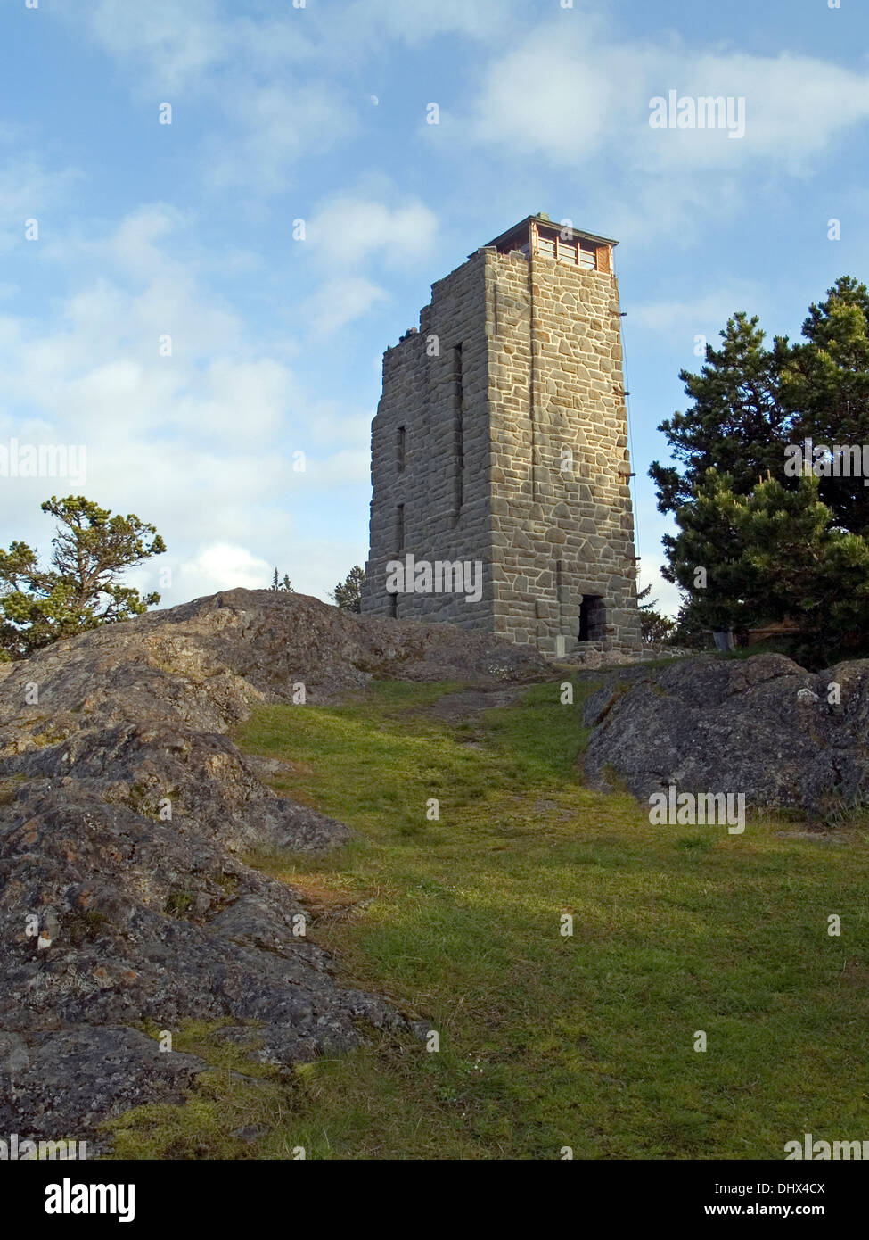 The Moran Tower,Orcas Island,San Juan Islands,Washington State Stock ...