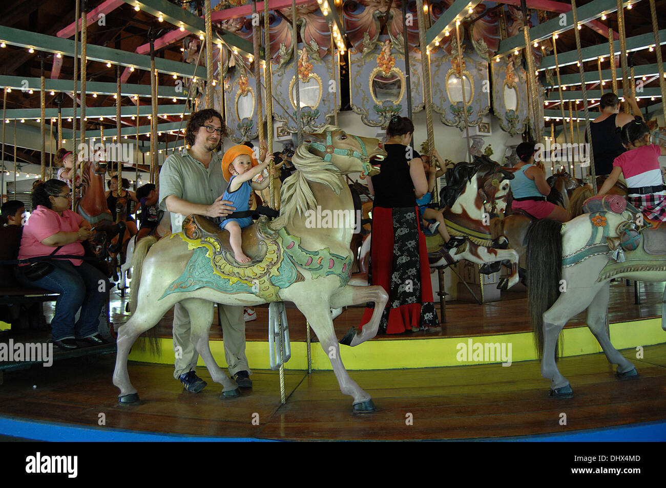 Giacomo Colombo, takes a ride with a helping hand on the newly opened ...