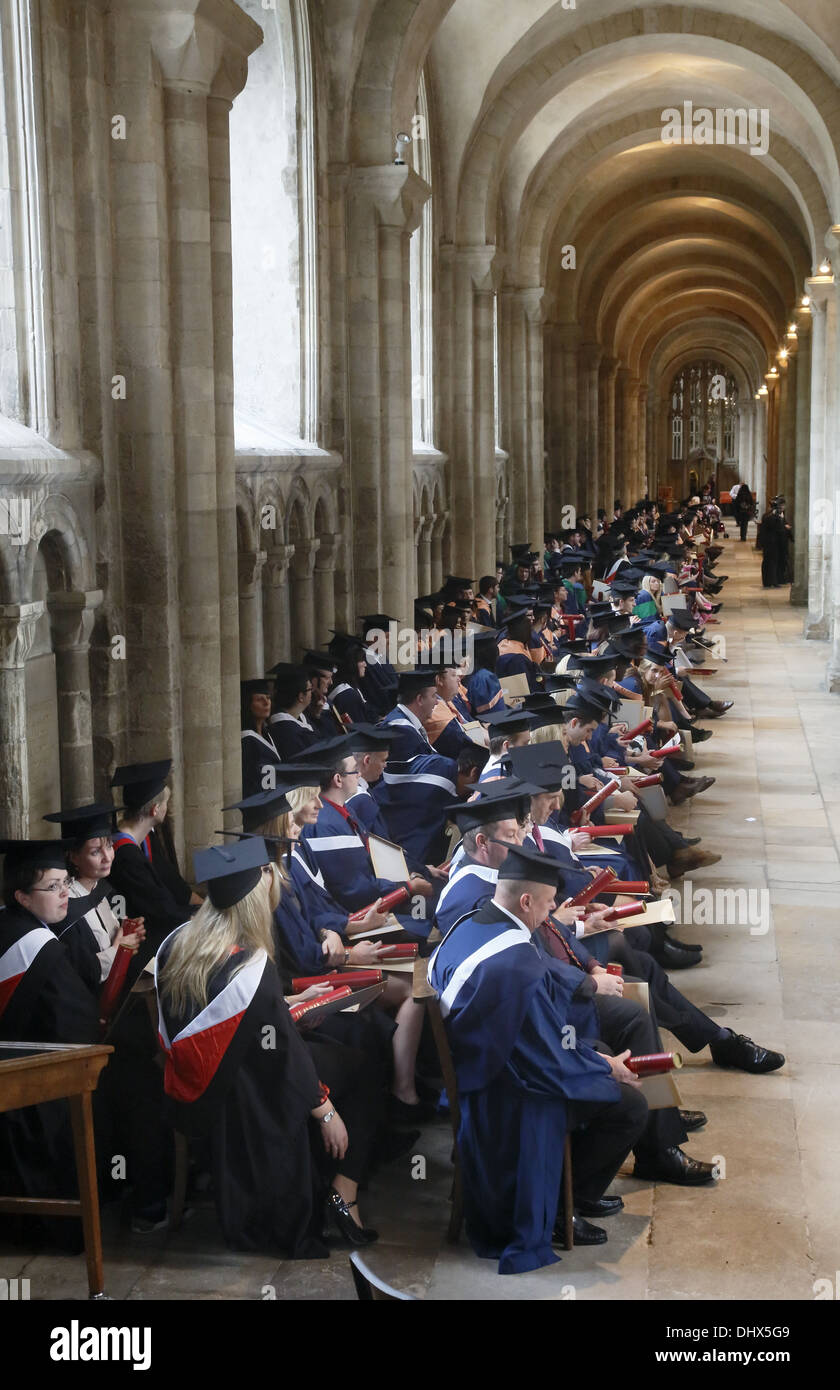 Graduation ceremony in Norwich cathedral Stock Photo - Alamy